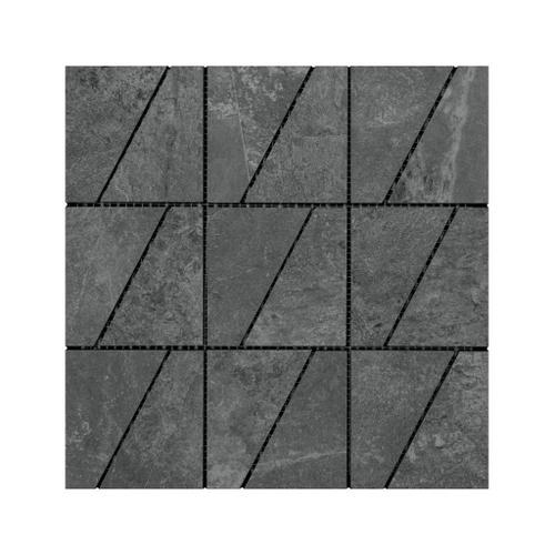 Staunton™ Graphite Mosaic Tile | Topps Tiles