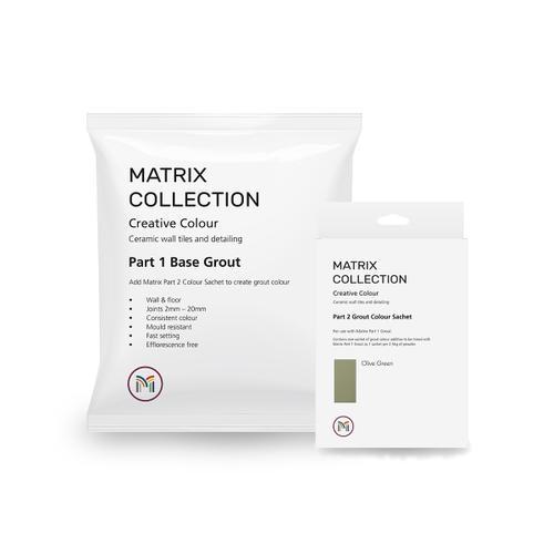 Matrix® Grout Olive Green 2.5kg | Topps Tiles
