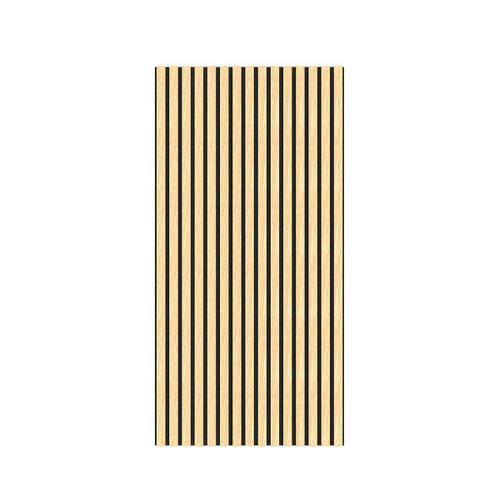 Natural Oak Acoustic Wood Wall Panel (60cm x 120cm) | Topps Tiles