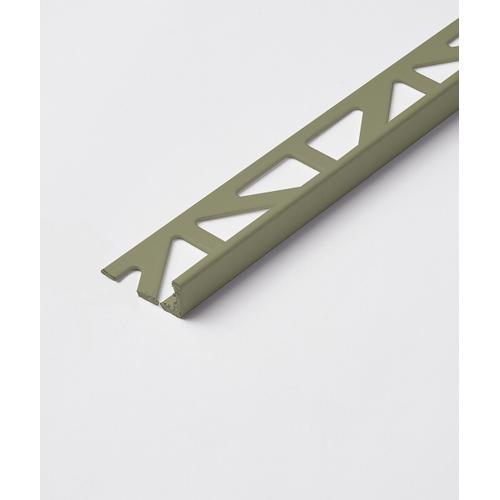 Matrix® Olive Green Straight Edge 8mm Trim | Topps Tiles