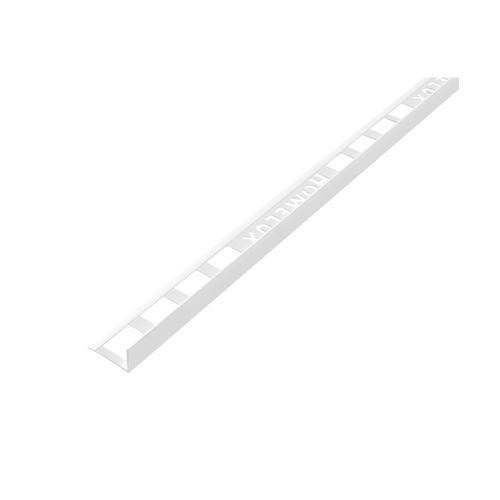 Straight Edge PVC White 12.5mm Trim | Topps Tiles