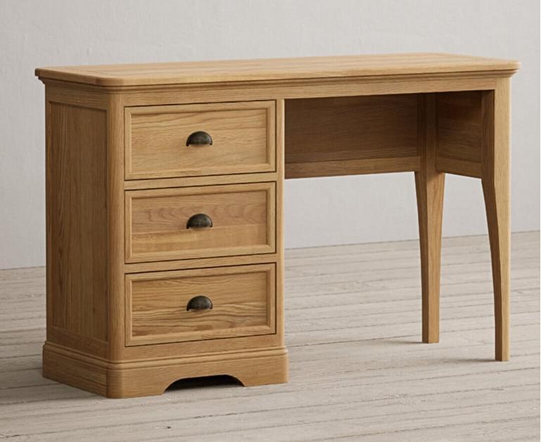 Cambridge Solid Oak Dressing Table | Oak Furniture Supertore