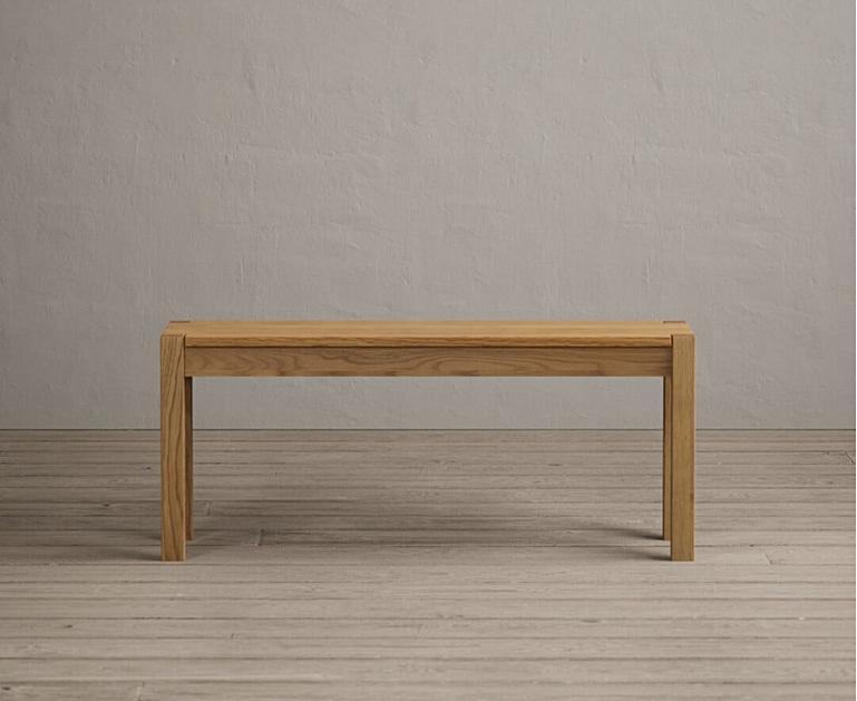York Solid Oak Bench | Oak Furniture Superstore