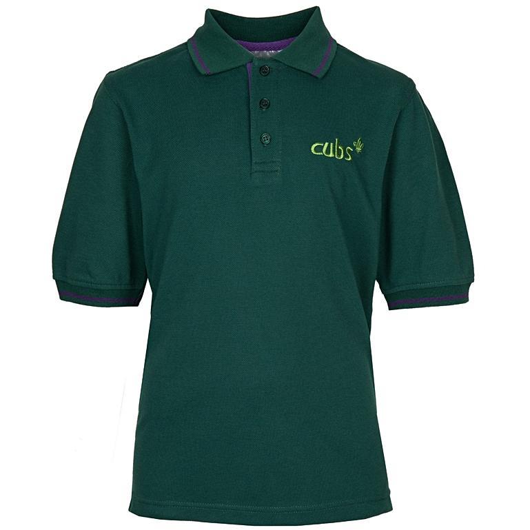 Cub Scouts Official Polo Shirt Green Uniforms