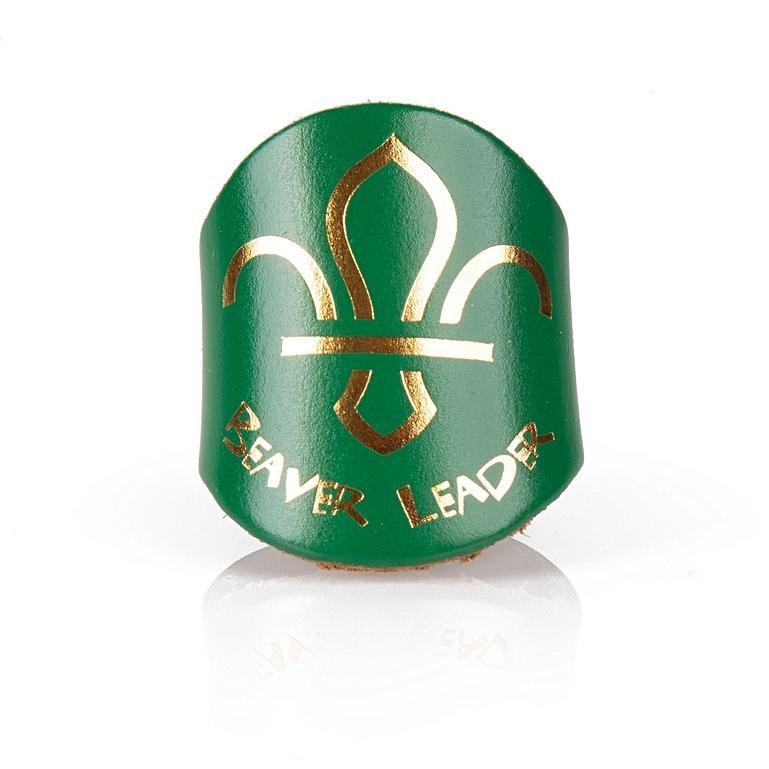 Beaver Scouts Leader Leather Woggle Variety of Colours Accessories
