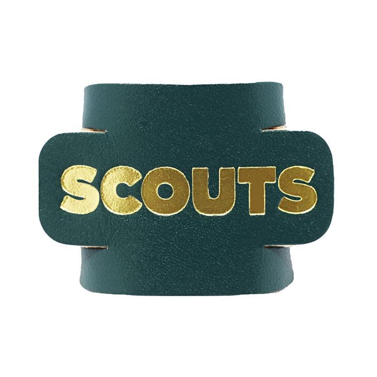 Scouts Section Embossed Quality Leather Woggle Accessories