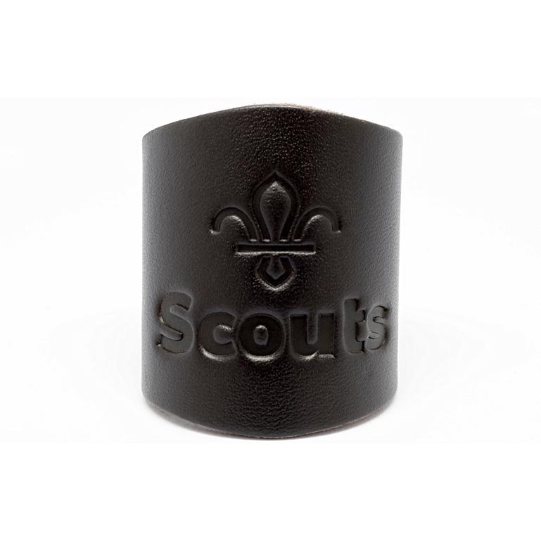 Scouts Official Uniform Embossed Leather Woggle Accessories