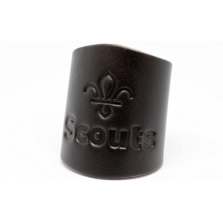 Scouts Official Uniform Embossed Leather Woggle Accessories