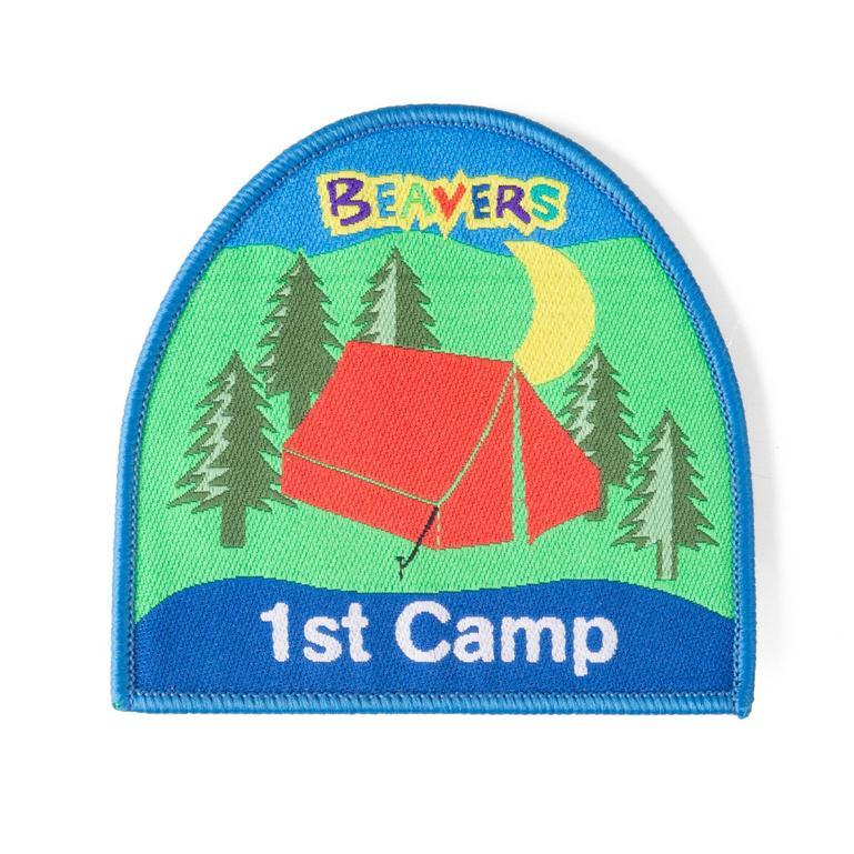 Beaver Scouts 1st Camp Woven Fun Badge Accessories