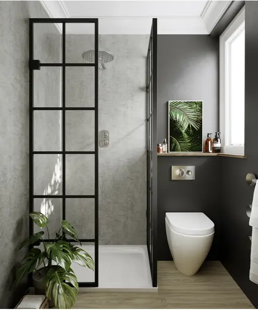 Cinder Block Shower Bench