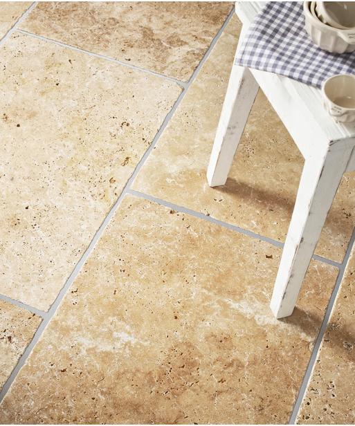 Tumbled Travertine Floor Tile
